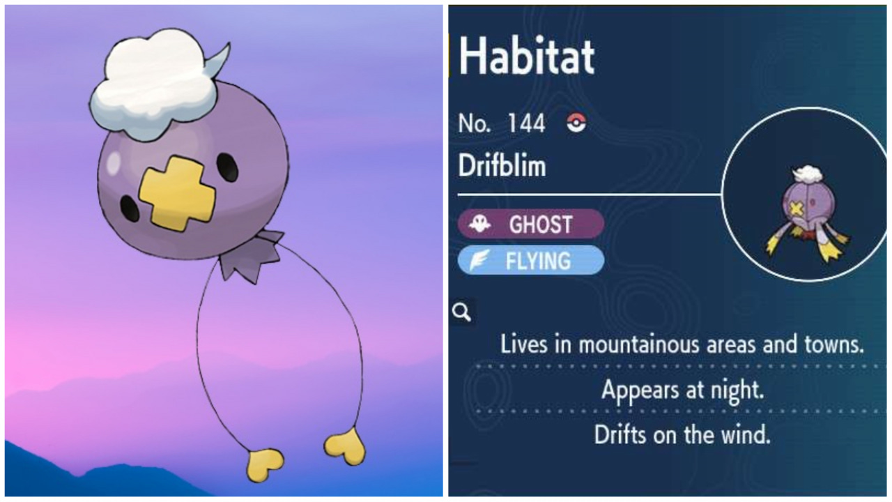 Where to Catch Drifloon and Drifblim in Pokemon Scarlet and Violet ...