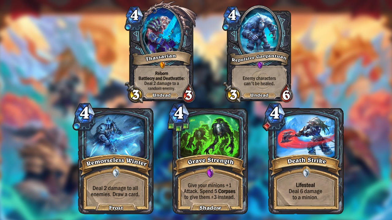 All Death Knight Cards in Hearthstone: March of the Lich King | Attack ...