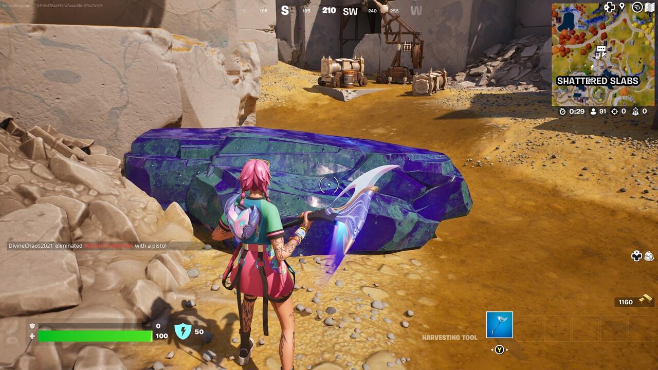 Fortnite: Where to Hit Kinetic Ore With Your Harvesting Tool to Collect ...