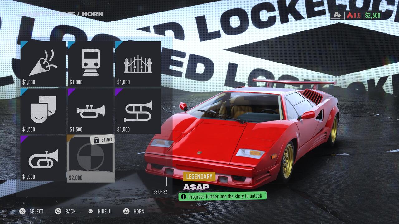 How to Get the ASAP Rocky Horn in Need for Speed Unbound | Attack of ...