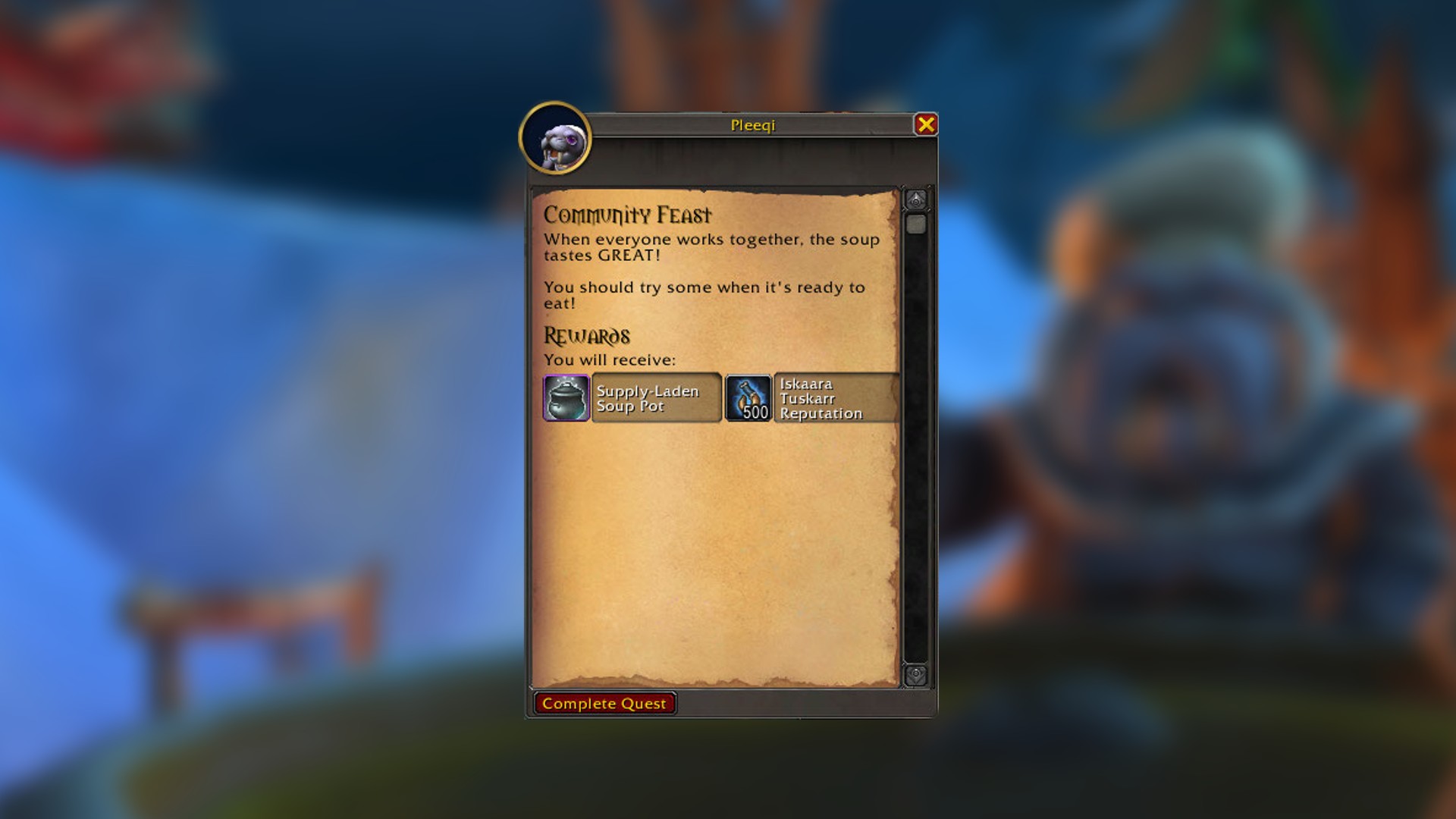 How to Participate in the Community Feast (Soup) in World of Warcraft ...