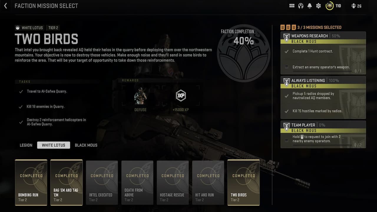 How Many Mission Tiers Are There In Warzone 2.0 DMZ? | Attack of the Fanboy