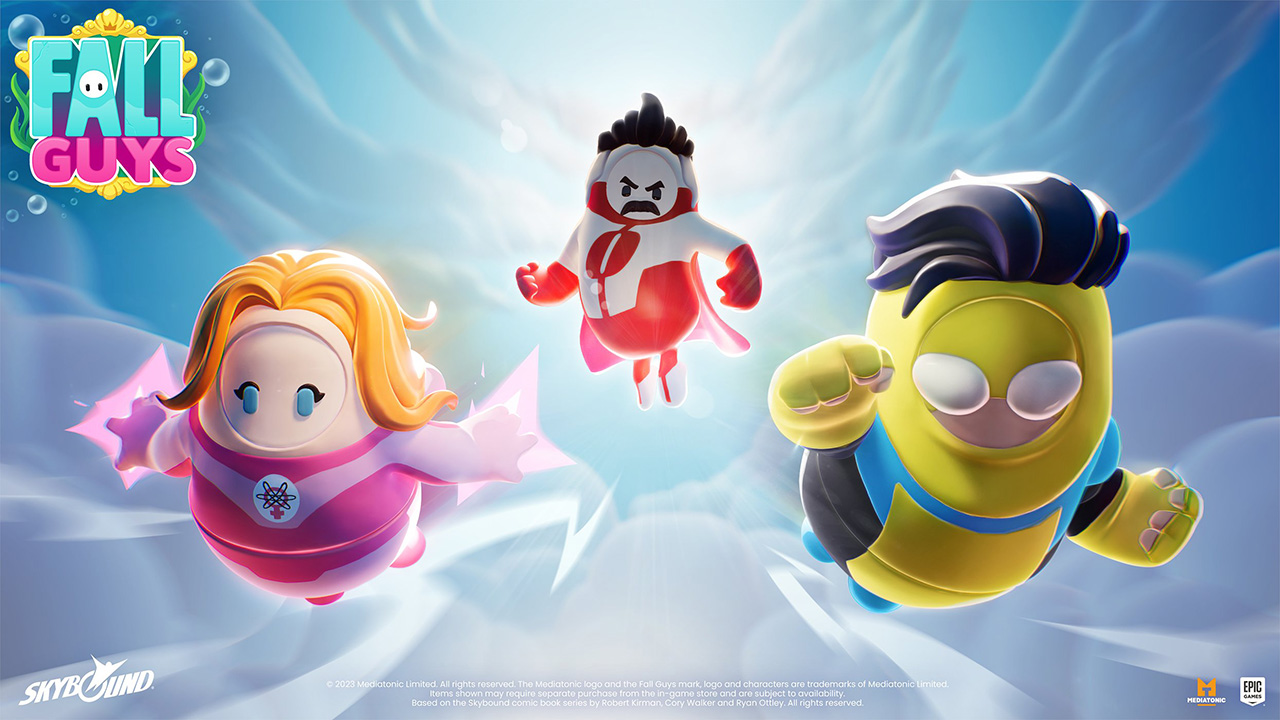 How to Get the Invincible, Omni-Man, and Atom Eve Skins in Fall Guys ...