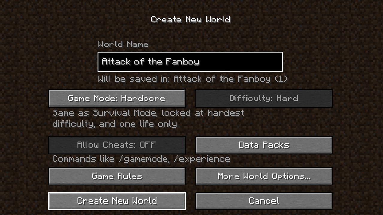 What Is Hardcore Mode in Minecraft? | Attack of the Fanboy
