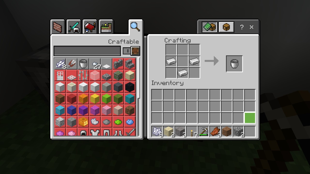 How To Make A Bucket In Minecraft | Attack of the Fanboy