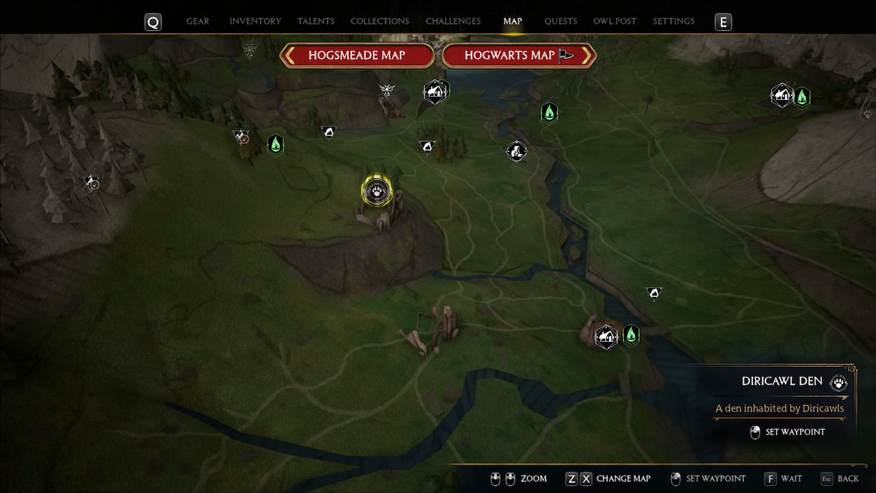 Where to Find a Diricawl in Hogwarts Legacy | Attack of the Fanboy