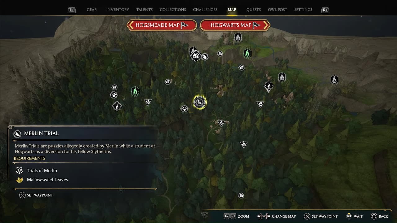 Hogwarts Legacy: Forbidden Forest Merlin Trial Guide | Attack of the Fanboy