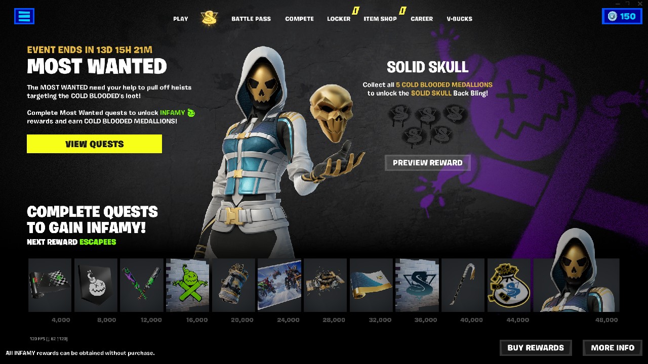 How To Collect And Evolve Solid Skull Back Bling In Fortnite | Attack ...