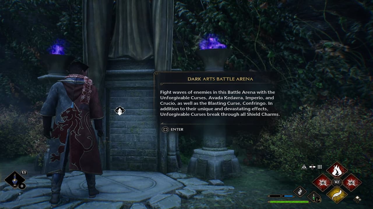 How to Unlock the Dark Arts Battle Arena in Hogwarts Legacy | Attack of ...