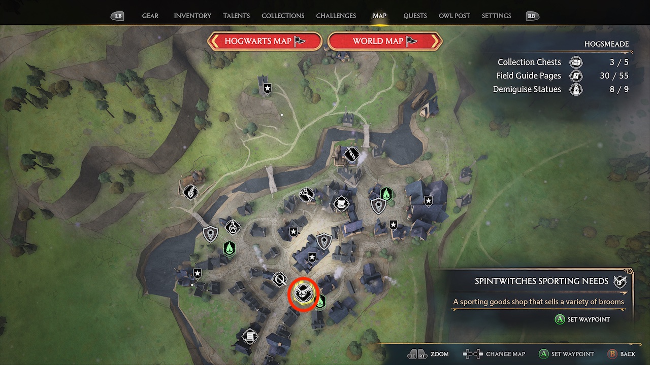 All Broom Vendors Locations in Hogwarts Legacy | Attack of the Fanboy