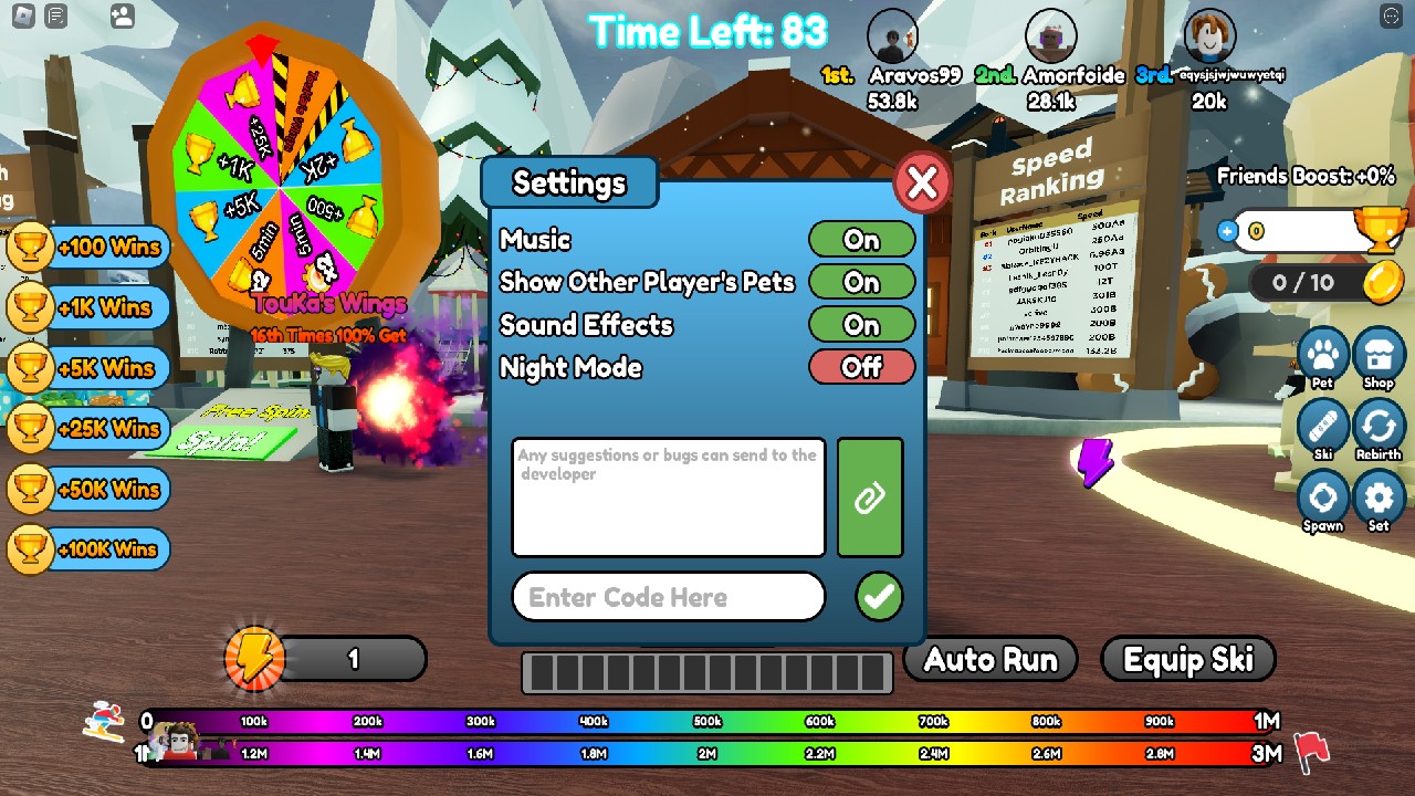 Roblox Ski Race Codes (November 2025) | Attack of the Fanboy