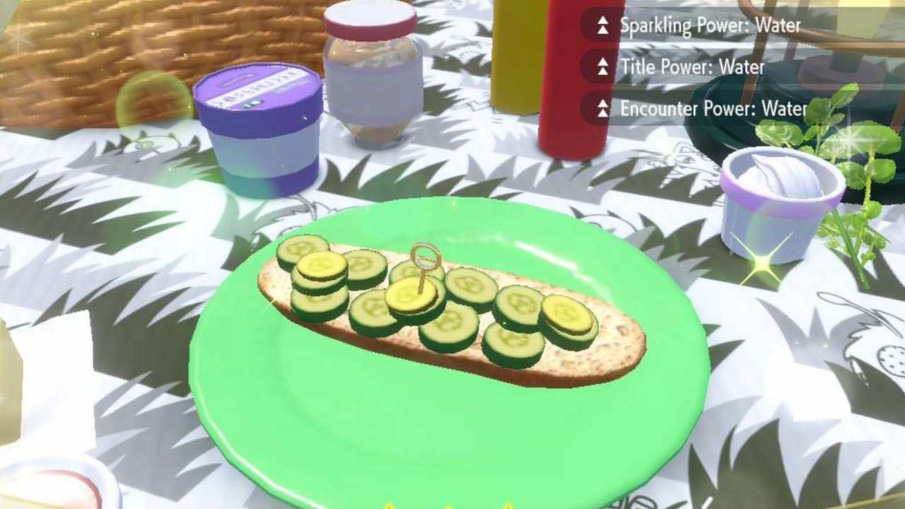 How to Make a Water Type Shiny Sandwich in Pokemon Scarlet and Violet ...
