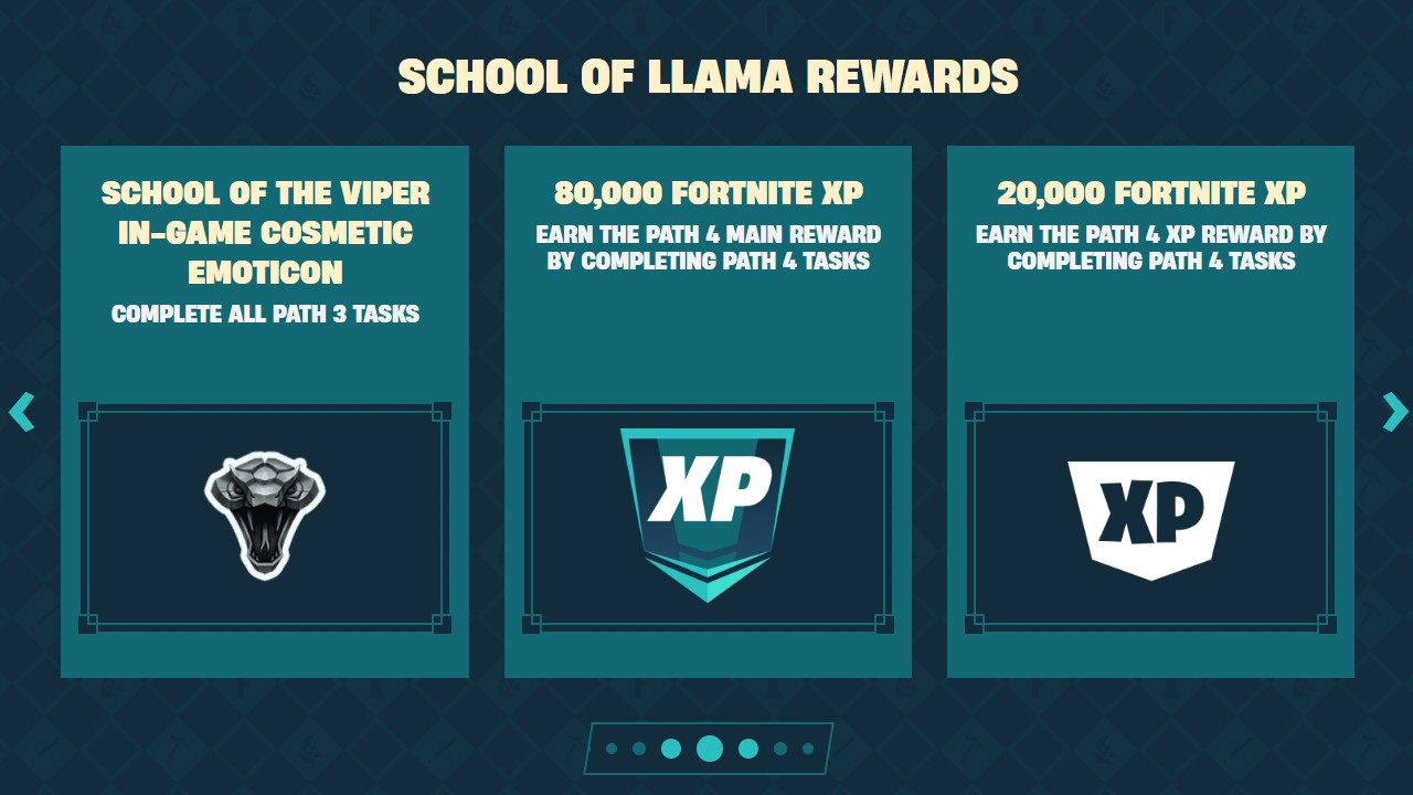 How To Complete All Fortnite School Of Llama: Path 2 Quests | Attack of ...