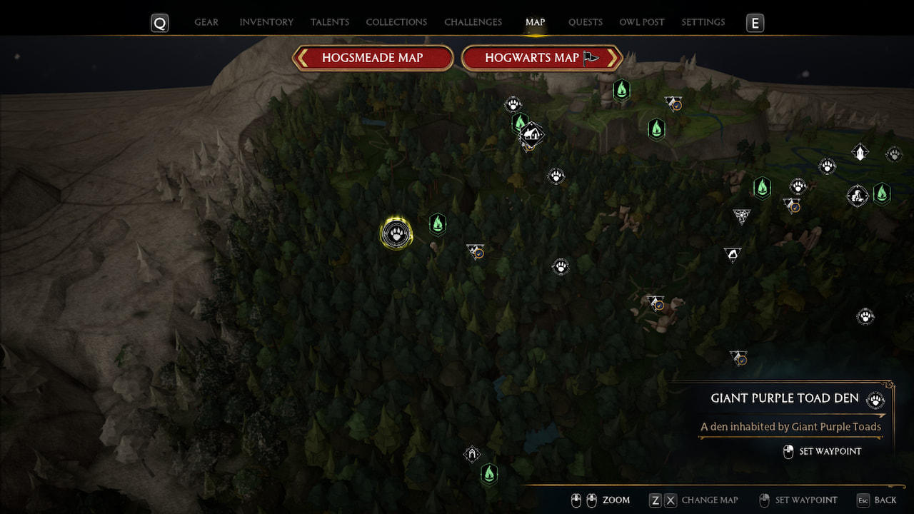 Where to Find Giant Toads and Toad Warts in Hogwarts Legacy | Attack of ...