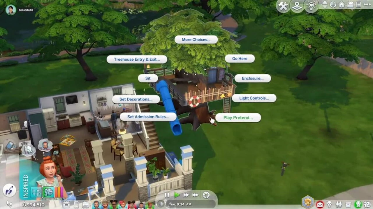 How to Build a Treehouse in The Sims 4 Growing Together | Attack of the ...