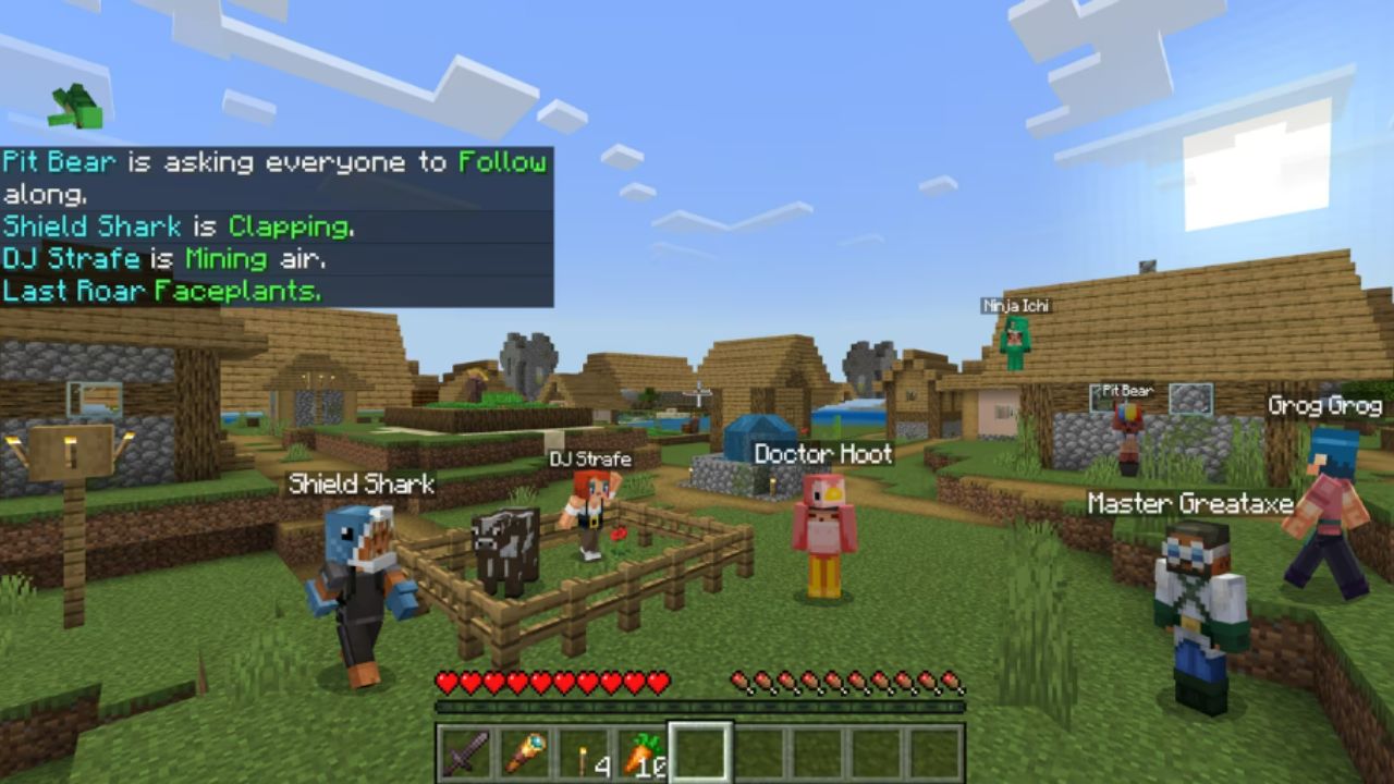 How to Emote in Minecraft — Full List of All Minecraft Emotes | Attack ...