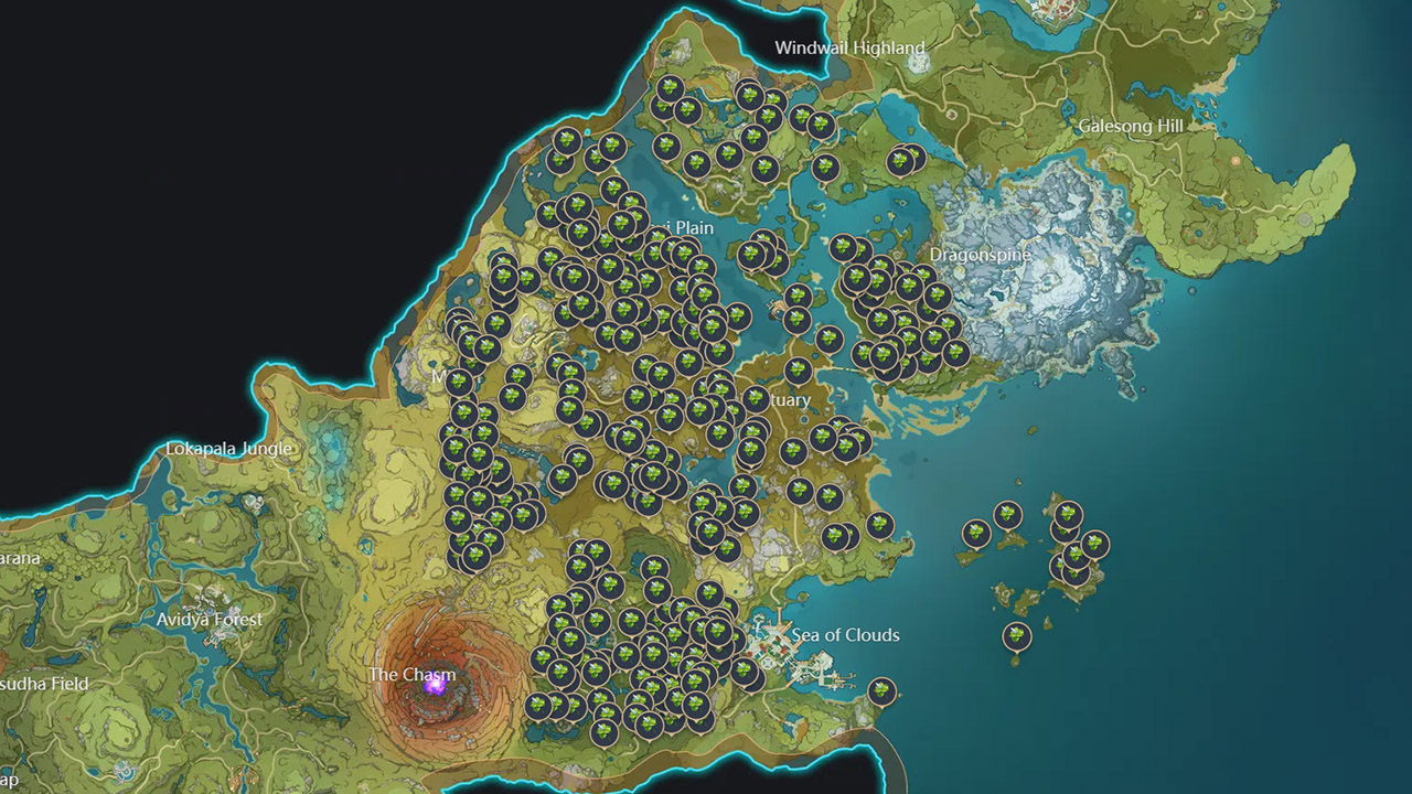 All Genshin Impact Mint Locations: Where to Find Mint in Genshin Impact ...