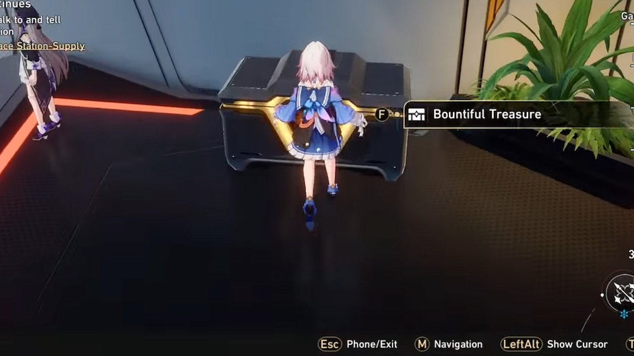 How to get the Bountiful Treasure Chest in the Storage Zone in Honkai ...