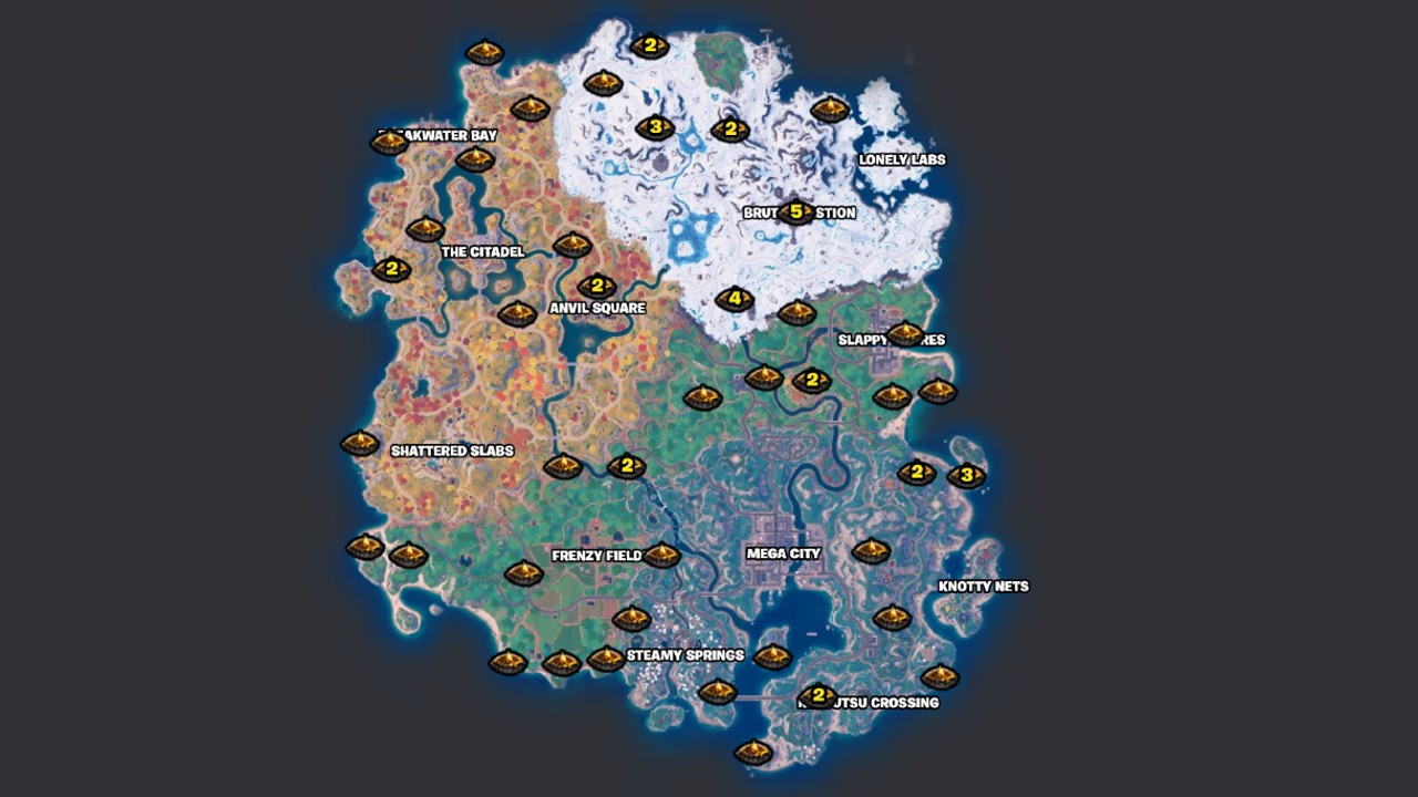 All Campfire Locations in Fortnite Chapter 4 Season 2 | Attack of the ...