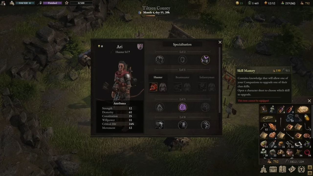 How does Skill Mastery Work in Wartales? Explained | Attack of the Fanboy