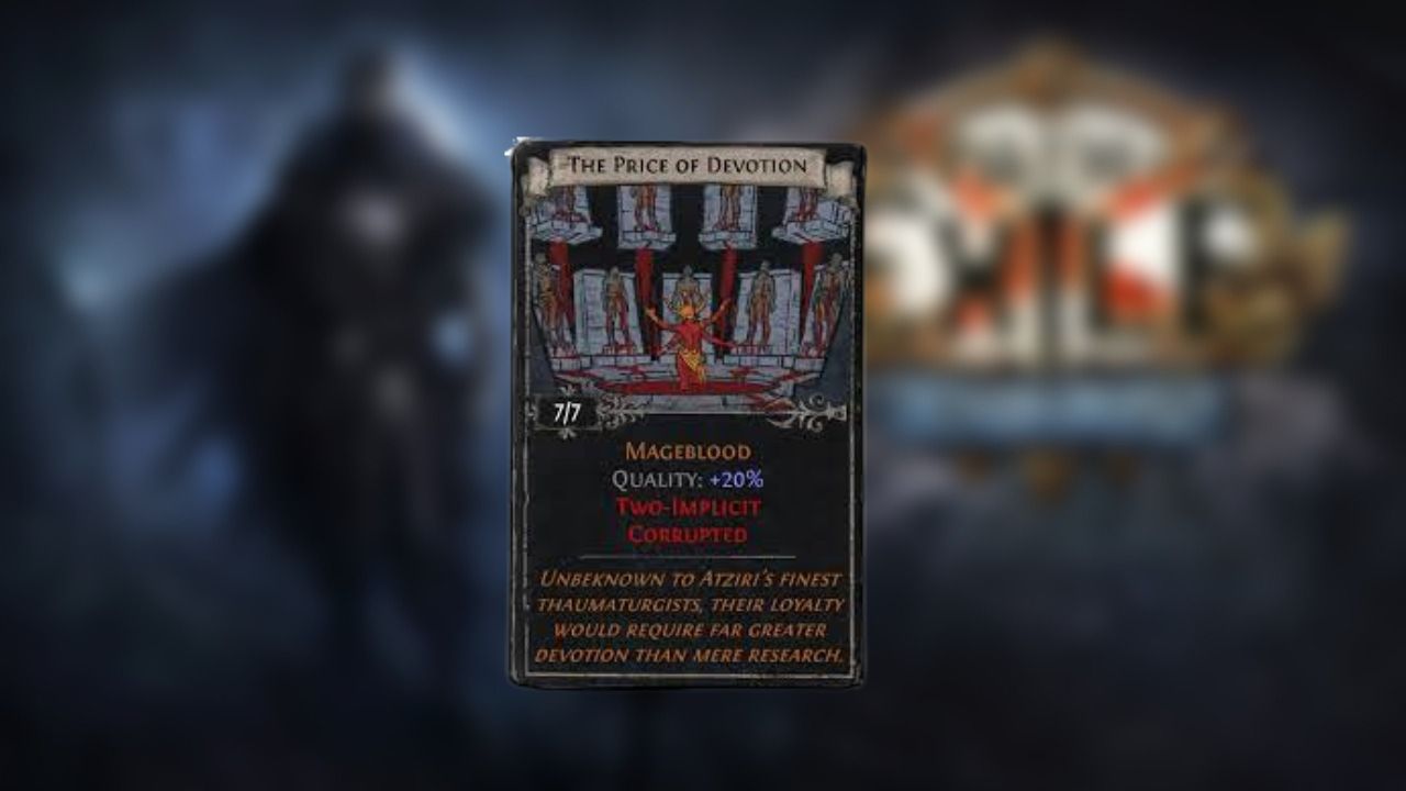 POE Price of Devotion Card Effects and How to Get | Attack of the Fanboy