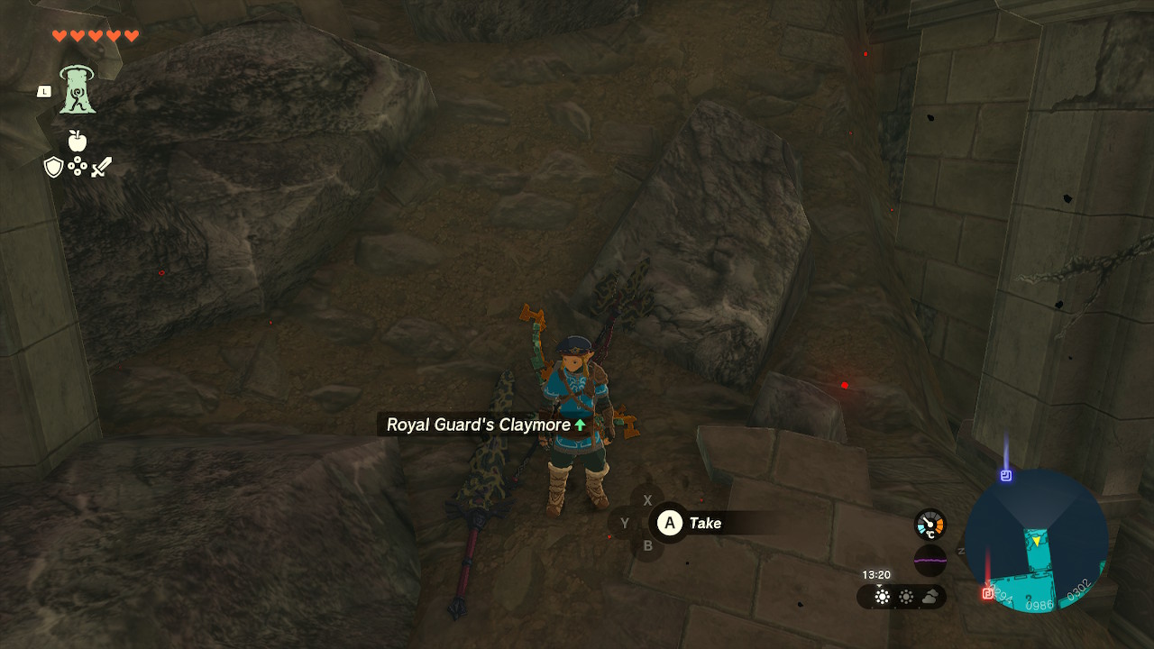 How to Get Royal Guard Armor and Weapons Early in Zelda Tears of the ...