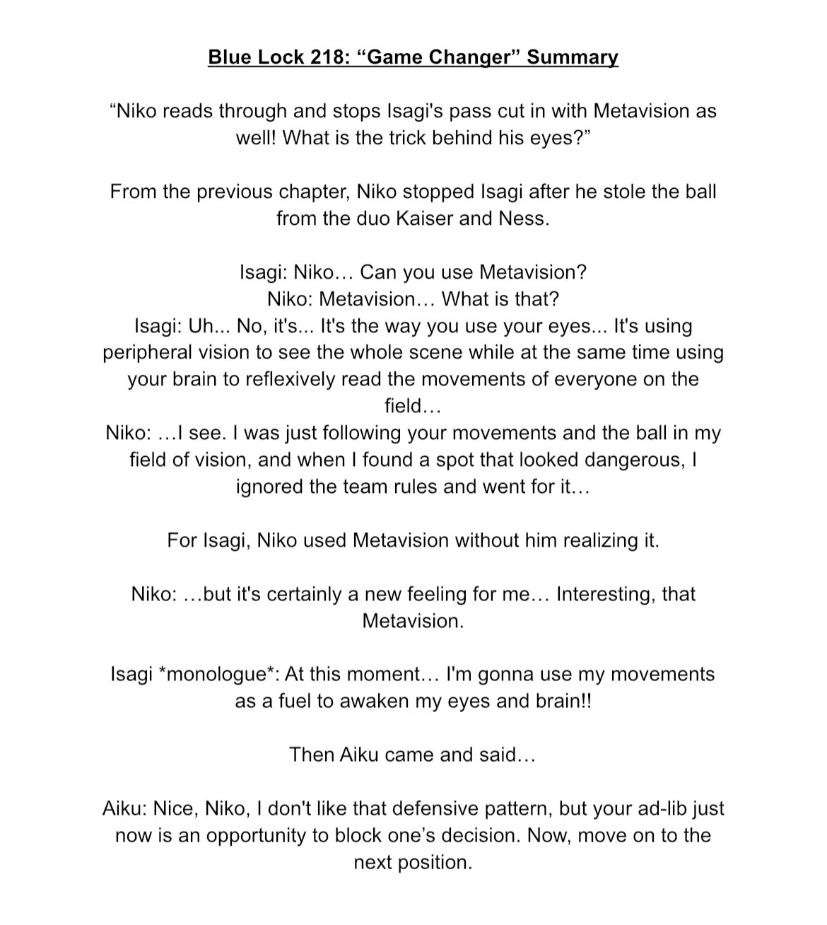 Blue Lock Chapter 218 Spoilers and Release Timeline | Attack of the Fanboy