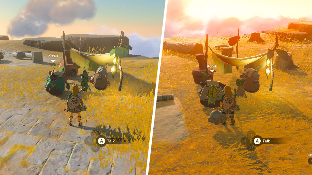 All Great Sky Island Help Korok Reach Their Friend Puzzle Solutions in ...