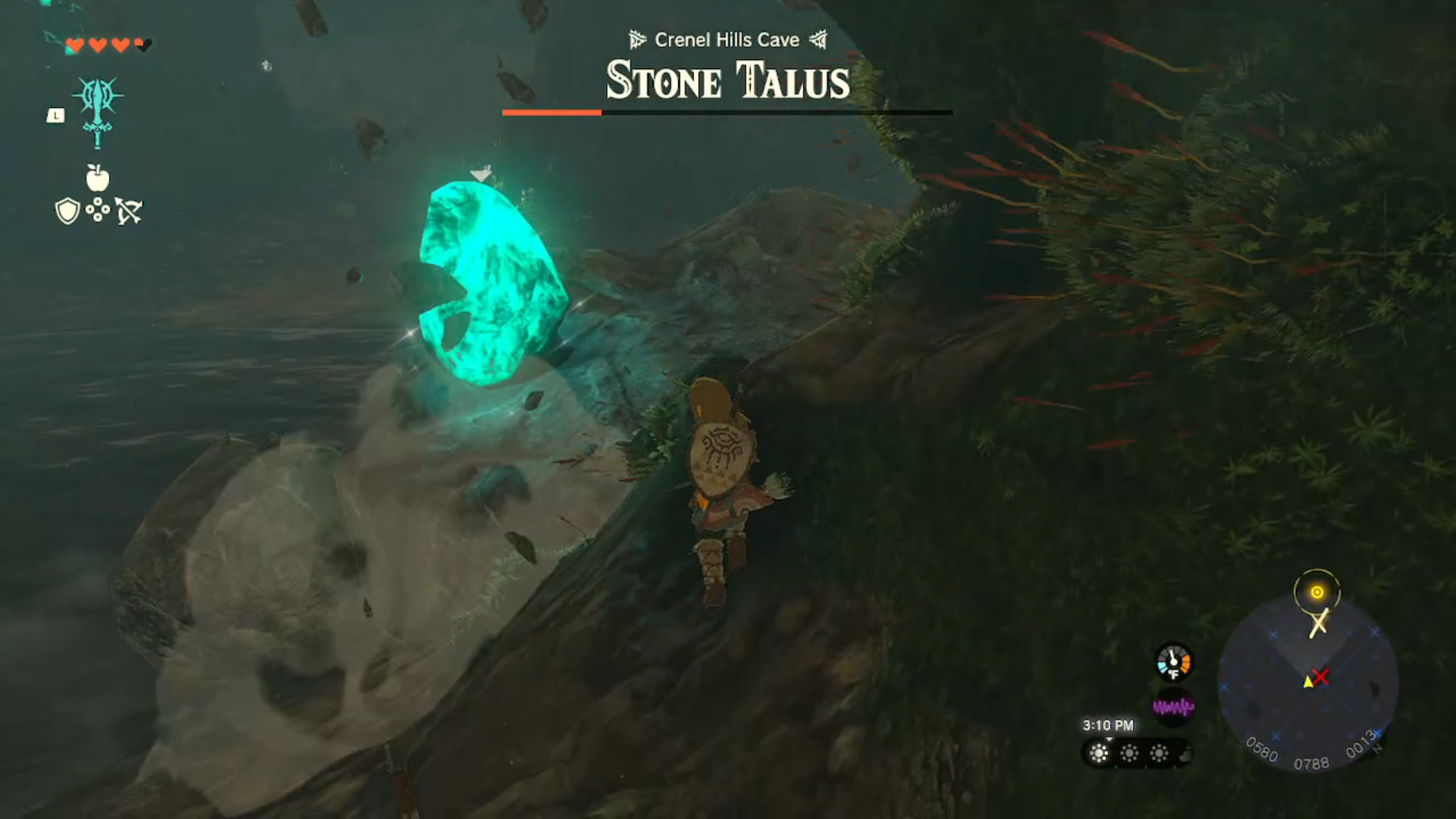 How to Beat the Stone Talus in Crenel Hills Cave in Zelda Tears of the ...