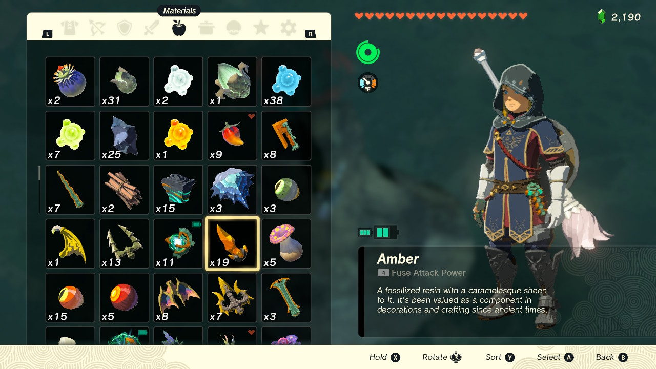 Best Amber Farming Locations in Zelda Tears of the Kingdom (TOTK ...