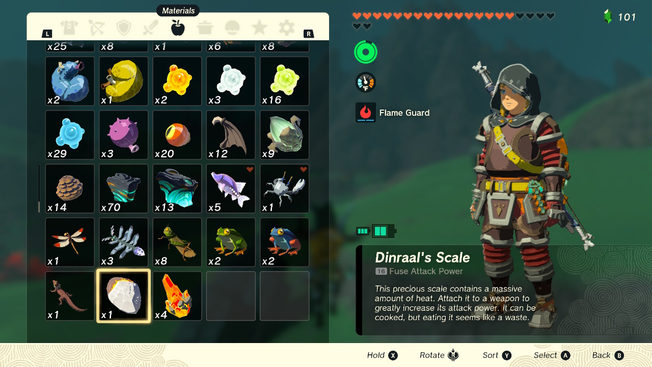 How to Get Dinraal's Scale in Zelda Tears of the Kingdom (TOTK ...