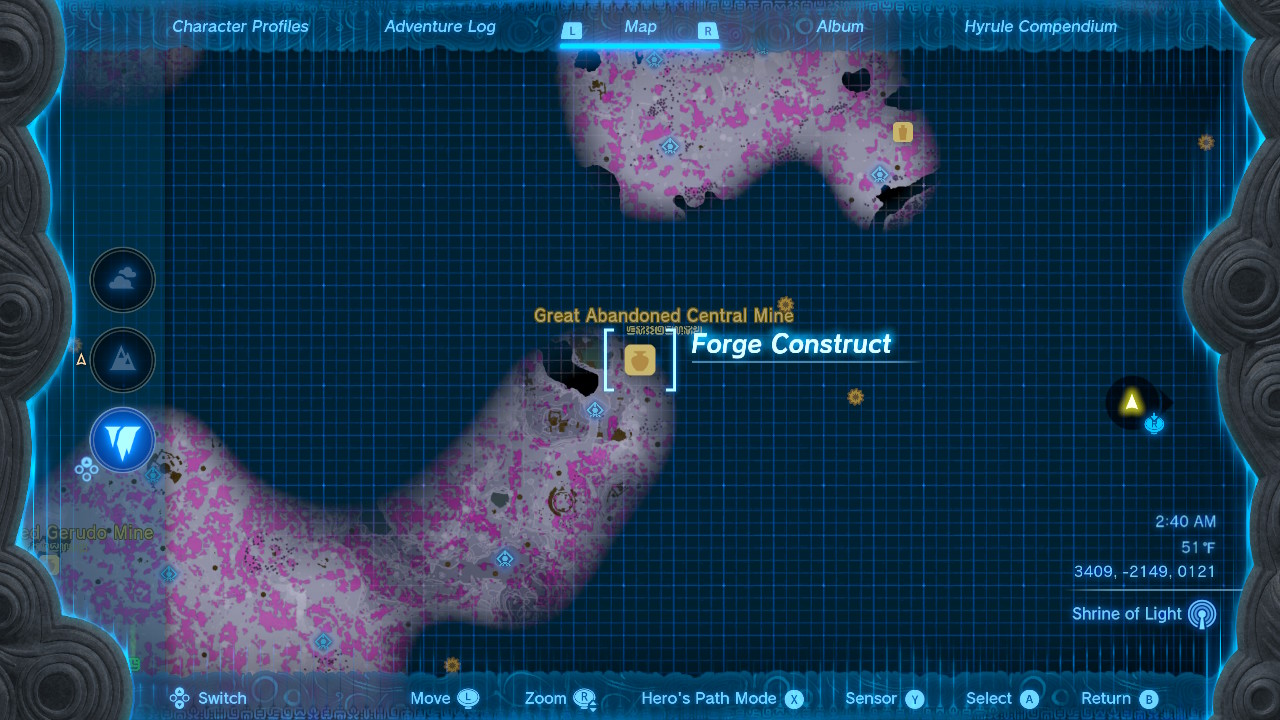 All Forge Construct Locations in Zelda Tears of the Kingdom (TOTK ...