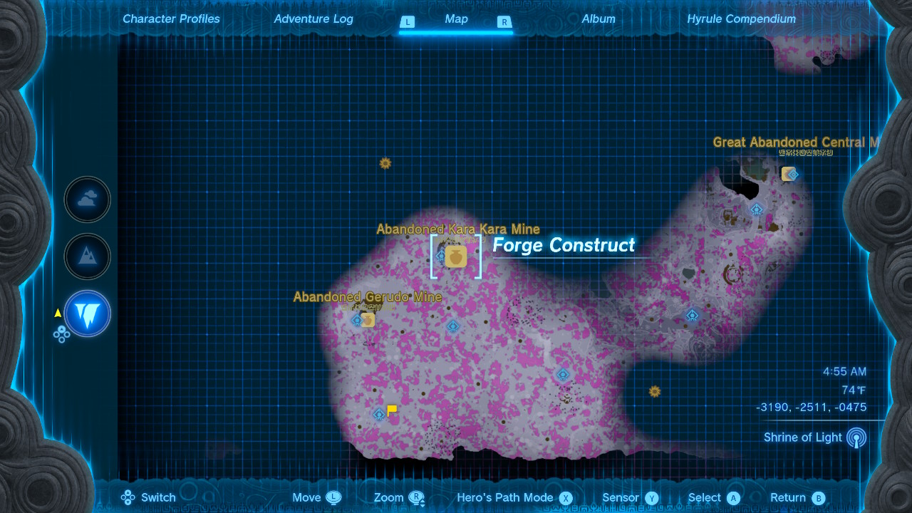 All Forge Construct Locations in Zelda Tears of the Kingdom (TOTK ...