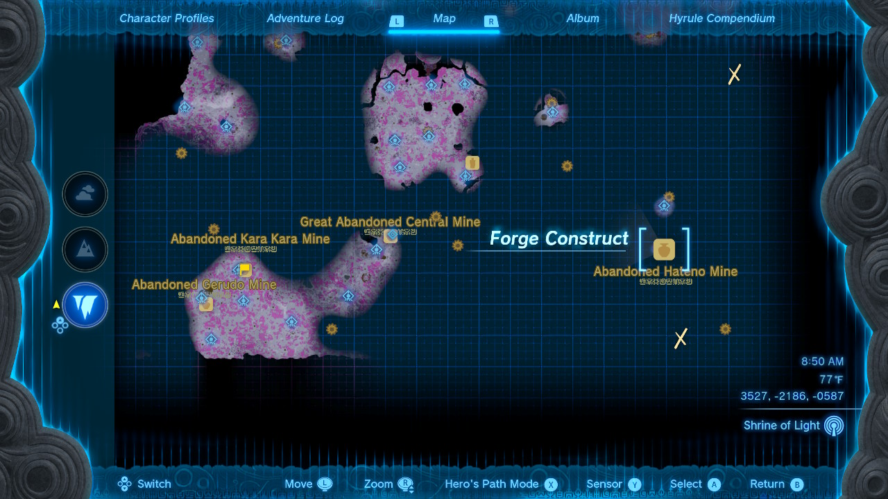 All Forge Construct Locations in Zelda Tears of the Kingdom (TOTK ...