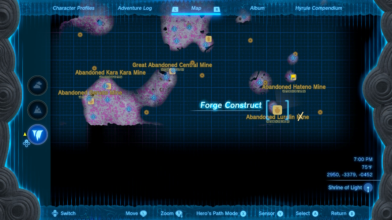 All Forge Construct Locations in Zelda Tears of the Kingdom (TOTK ...