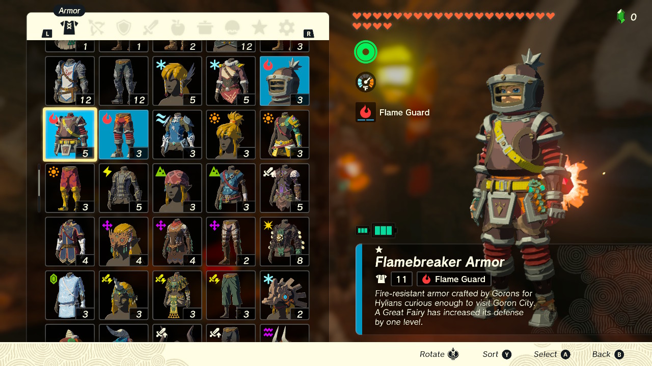 Zelda Tears of the Kingdom Armor Upgrade List: All Material Costs and ...