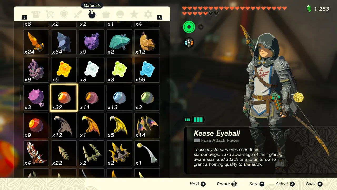 Where to Farm Keese Eyeballs in Zelda Tears of the Kingdom (TOTK ...