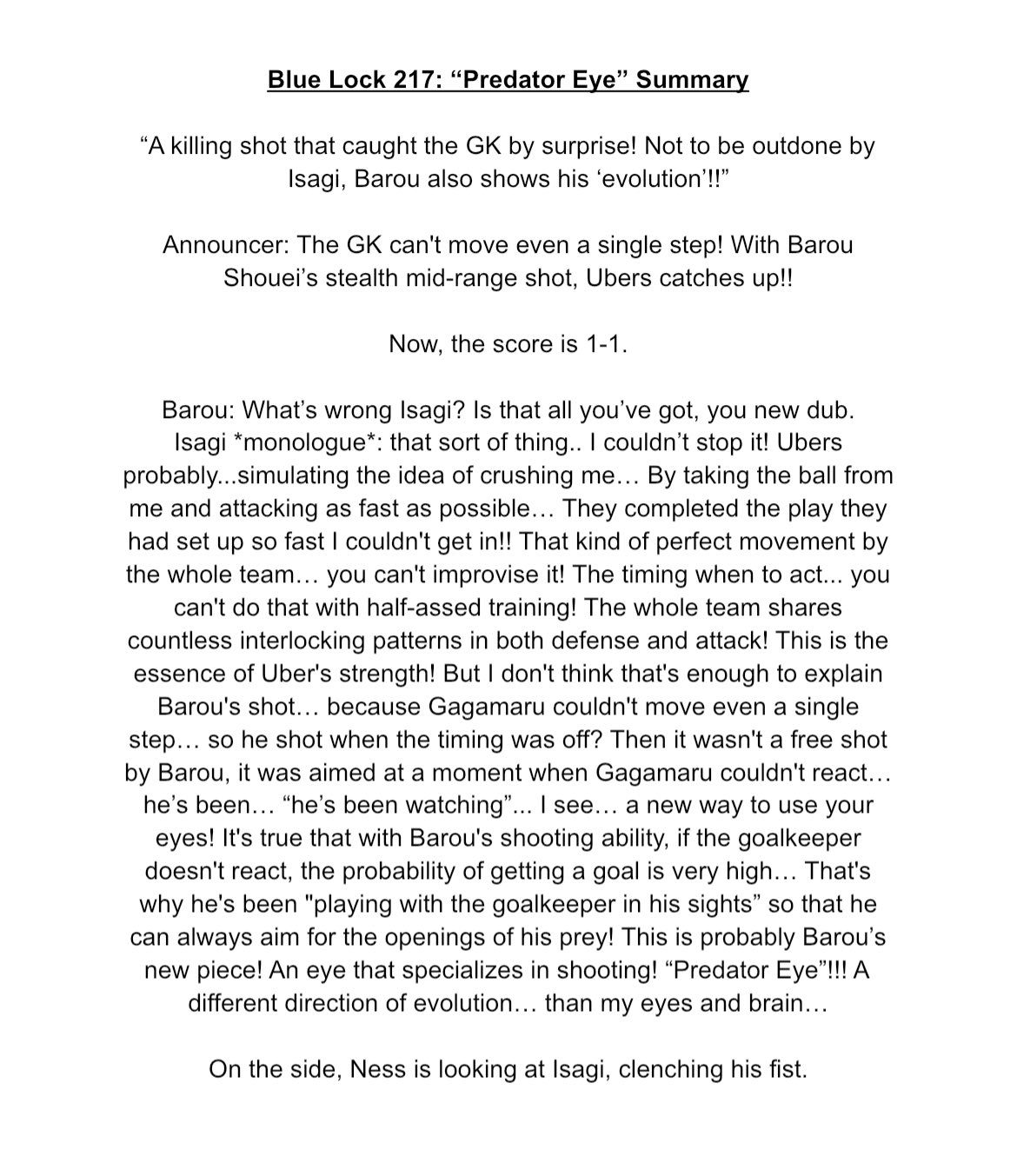 Blue Lock Chapter 217 Spoilers and Release Timeline | Attack of the Fanboy