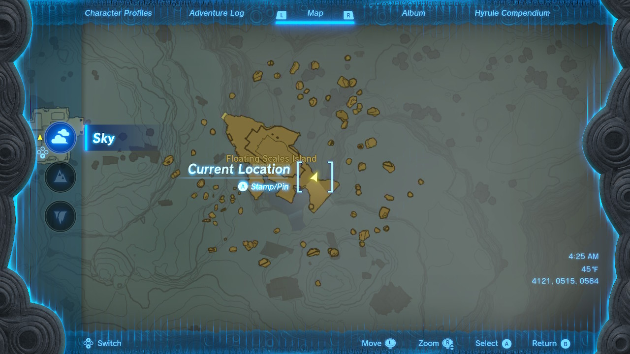 Zelda Tears of the Kingdom (TOTK) Zora Greaves Location: A Token of ...
