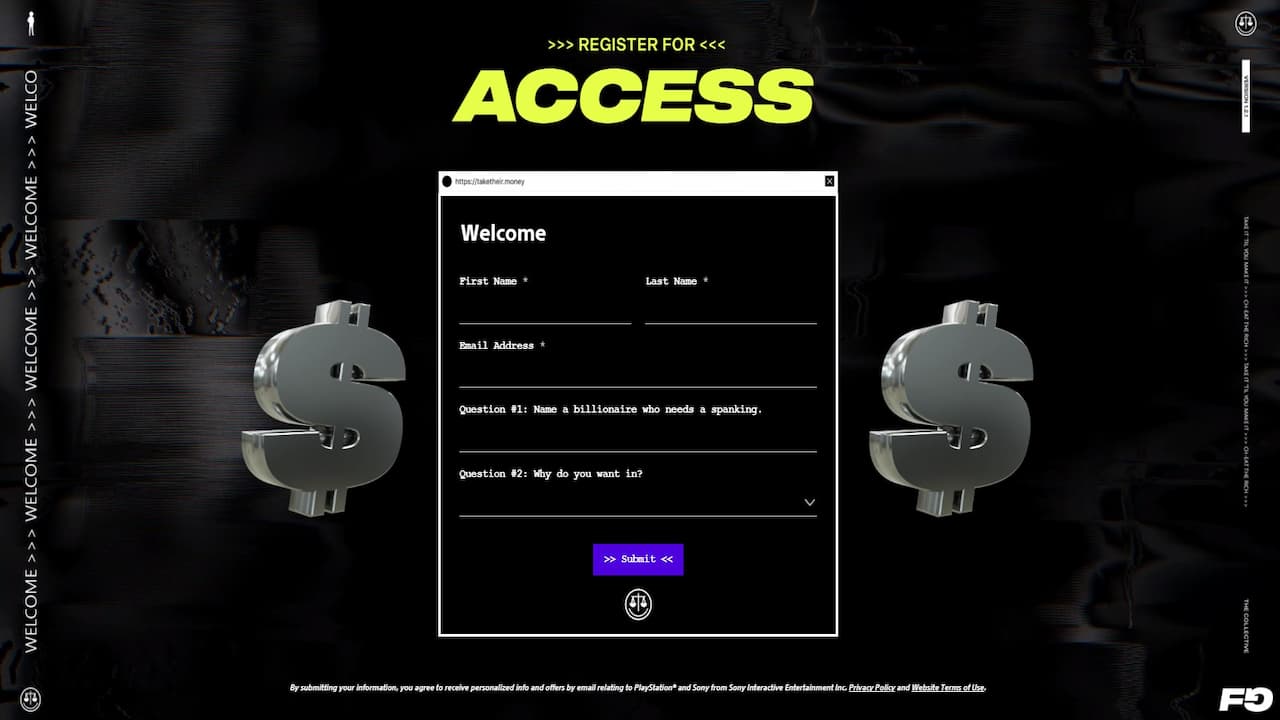 Where Does the PlayStation Showcase Fairgame$ QR Code Go? | Attack of ...