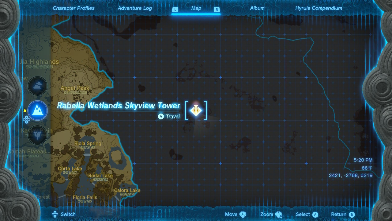 How to Destroy the Rabella Wetlands Skyview Tower Thorns in Zelda Tears ...