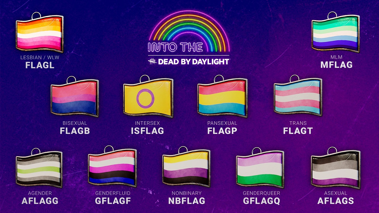 All LGBTQ+ Dead by Daylight Pride Charm Codes | Attack of the Fanboy
