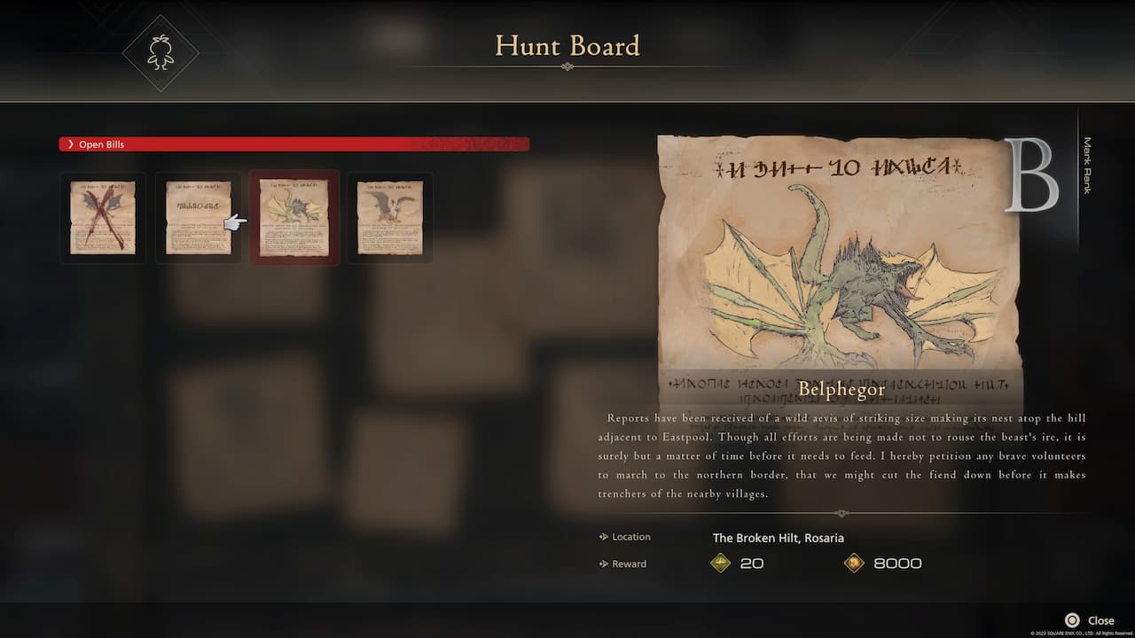 FFXVI Belphegor Hunt Location: Where to Find The Broken Hilt in Rosaria ...