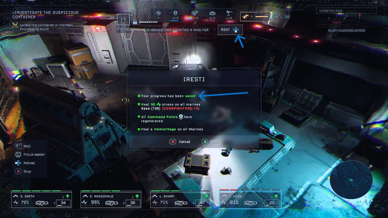 How to Save in Aliens: Dark Descent | Attack of the Fanboy