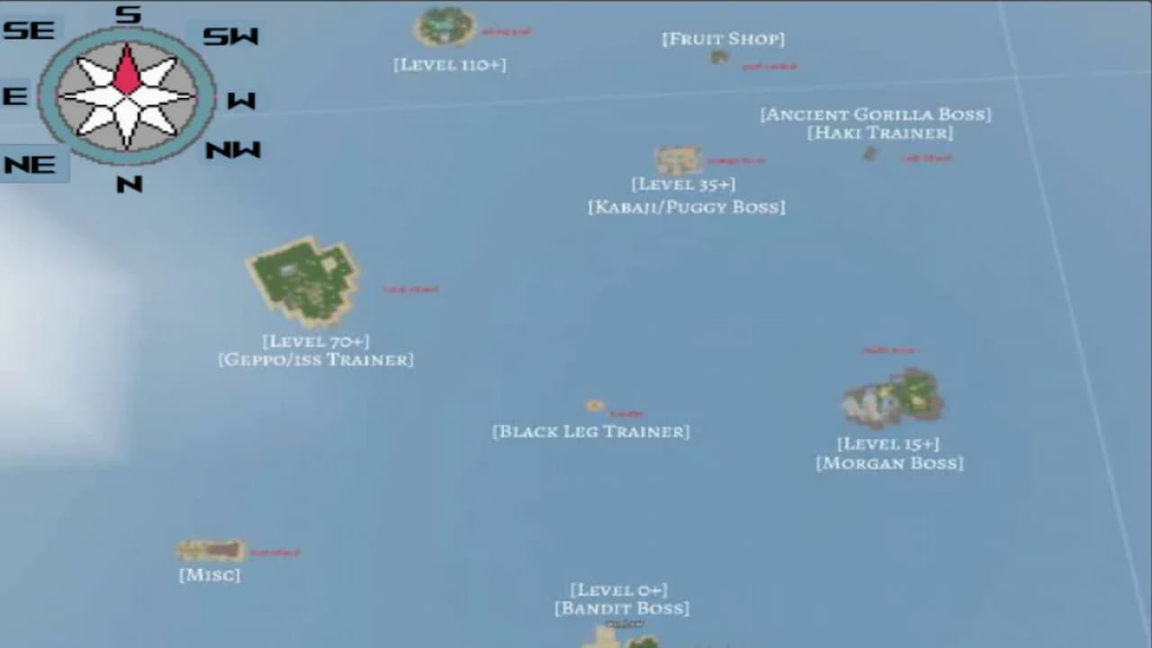 Pixel Piece Map Guide: All Locations, Quests, and Items | Attack of the ...