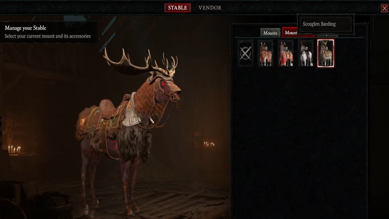 Diablo 4 Moose Mount: How to Get the Scosglen Barding | Attack of the ...