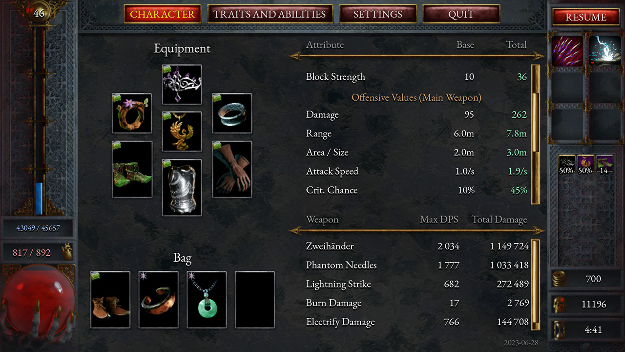 Halls of Torment Best Swordsman Traits, Items, Abilities, and Blessings ...