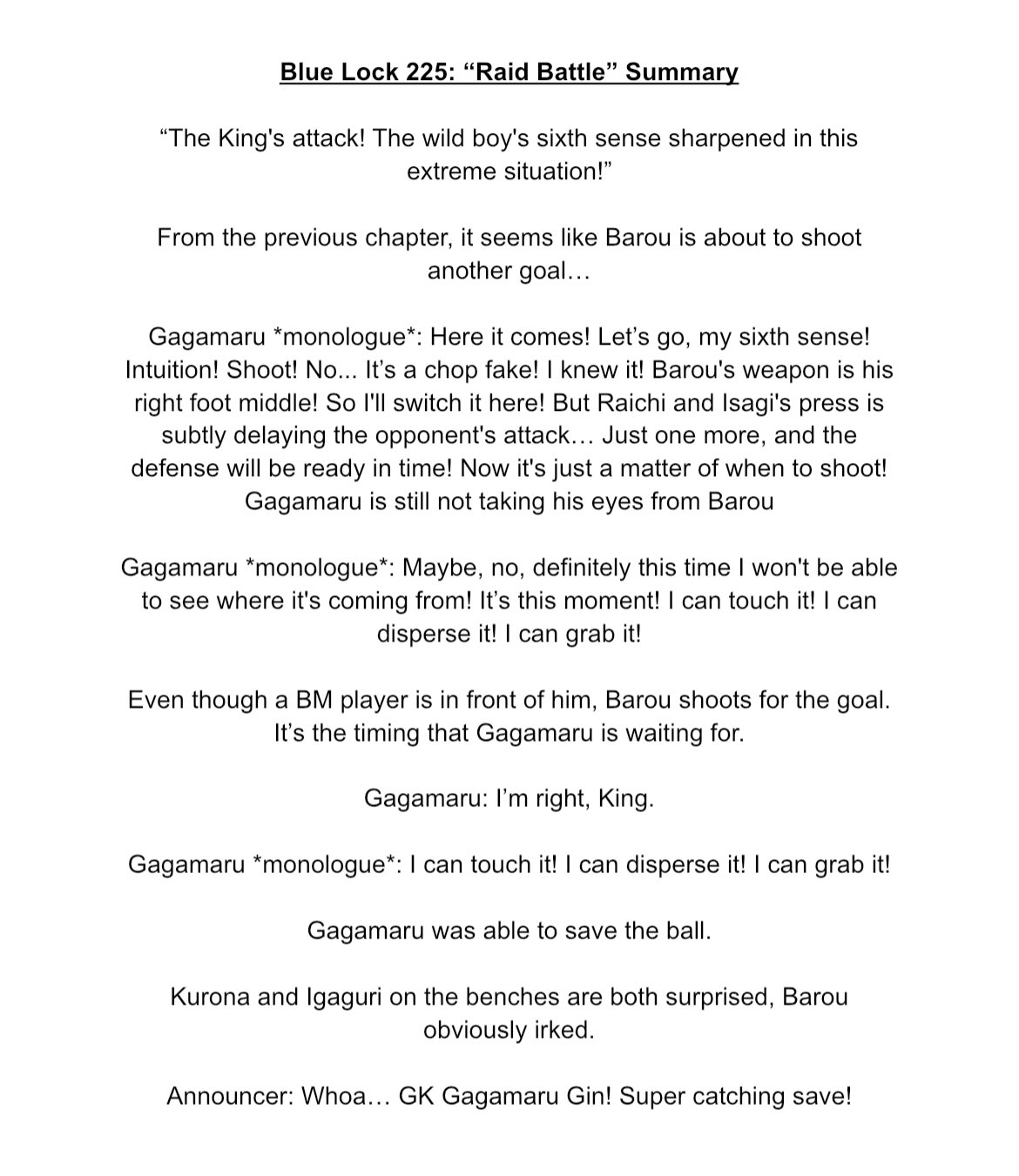 Blue Lock Chapter 225 Spoilers, Release Timeline, and Recap | Attack of ...