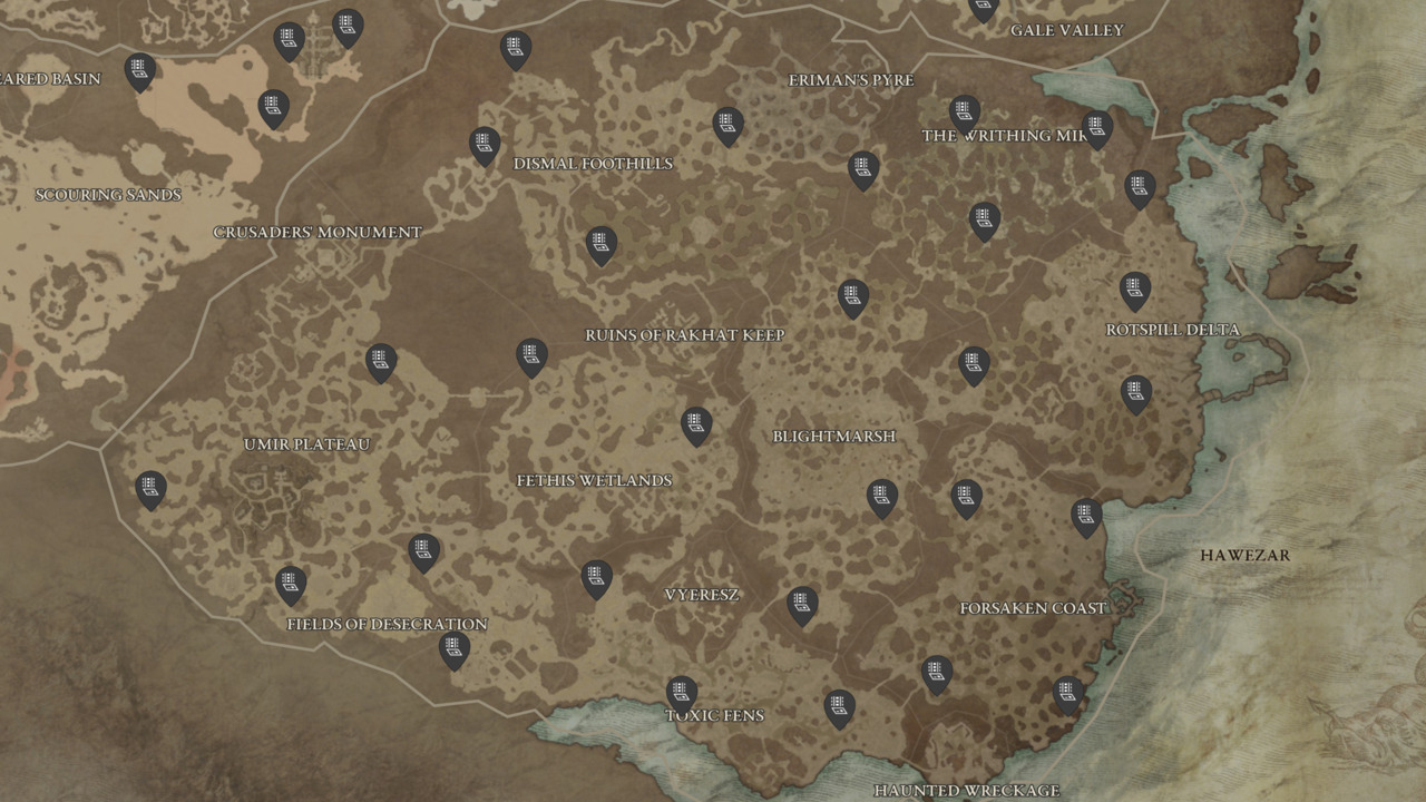 All Diablo 4 Cellar Locations: Fractured Peaks, Haweza, Scosglen, Dry ...