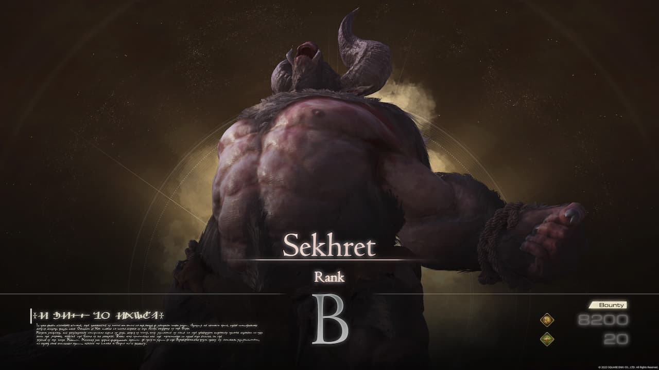 FFXVI Minotaur Hunt Location: Where to Find Sekhret in Greensheaves ...